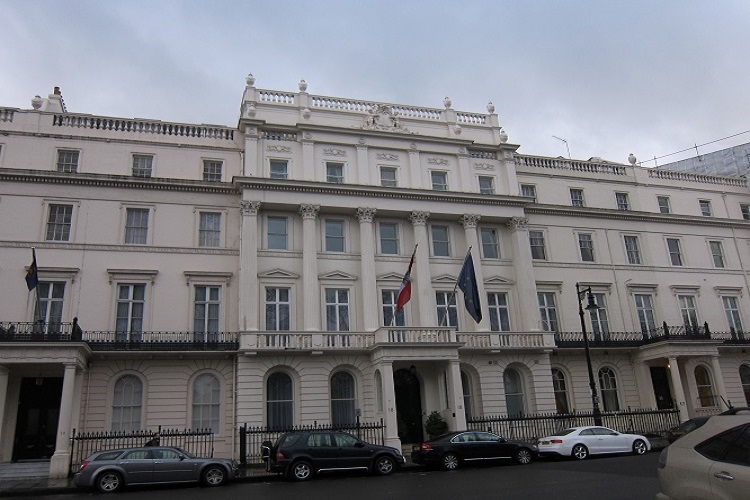 Austrian Embassy, London - Keim Paint Shop