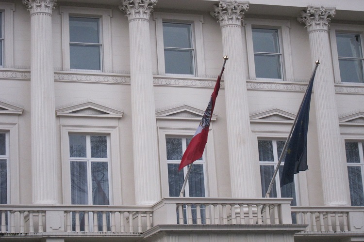 Austrian Embassy, London - Keim Paint Shop