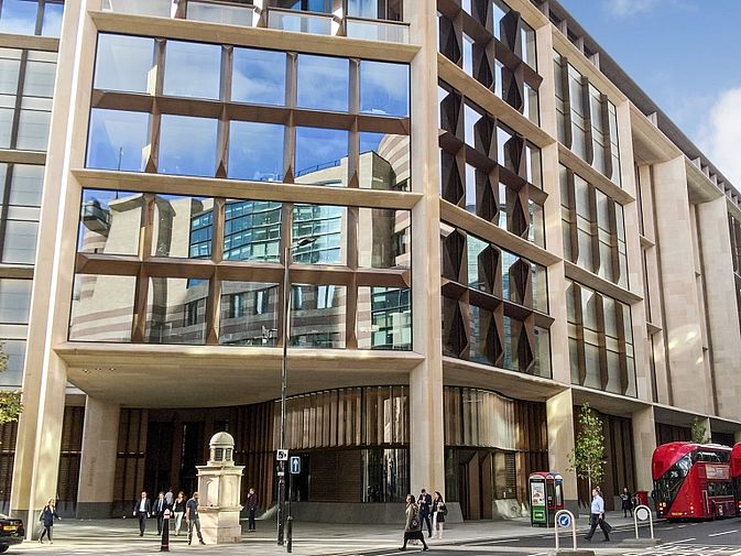 Bloomberg Place, London - Keim Paint Shop