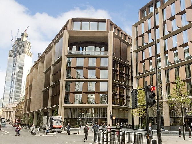 Bloomberg Place, London - Keim Paint Shop