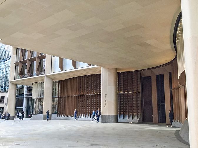 Bloomberg Place, London - Keim Paint Shop